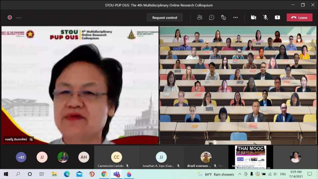 STOU-PUP OUS 4th Joint Multidisciplinary Online Research Colloquium – STOU