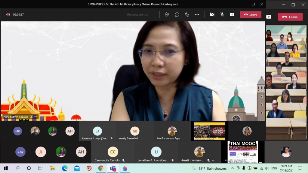 STOU-PUP OUS 4th Joint Multidisciplinary Online Research Colloquium – STOU