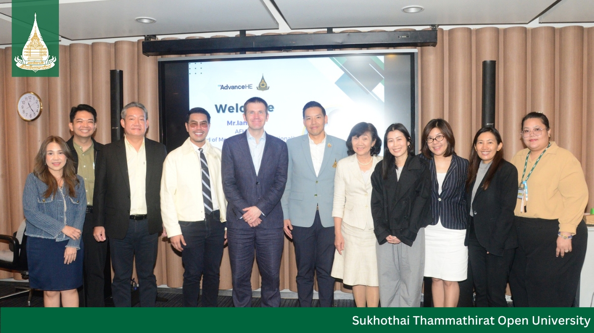 AFHEA Head of Membership (International) visited STOU – STOU